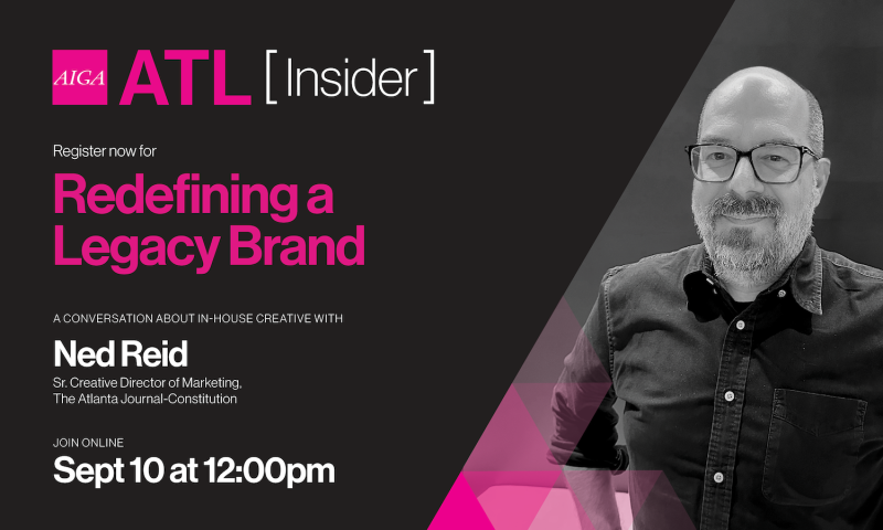 AIGA INsider: Ned Reid, Sr. Creative Director of Marketing | AIGA ...