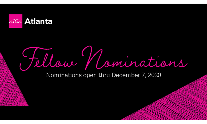 AIGA Atlanta 2020 Fellow Nominations | AIGA Atlanta Chapter